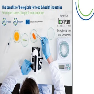 The benefits of biologicals for food & health industries | PDF
