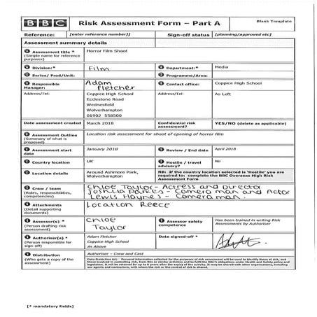 Risk Assessment | PDF