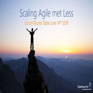 Scaling Agile with LeSS - Scrum Round Table | PPT