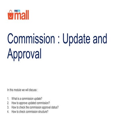 Payments- commission approval and update | PPT
