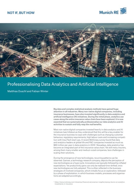 Impact of Data Analytics in Changing the Future of Business and Challenges Facing It | PDF