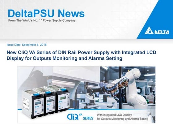 Delta PMH Series of Panel Mount Power Supply Expands to Pollution ...