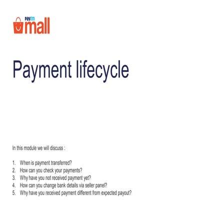 Payment lifecycle | PDF