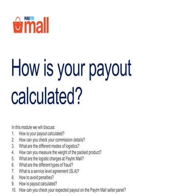Payout calculation | PDF