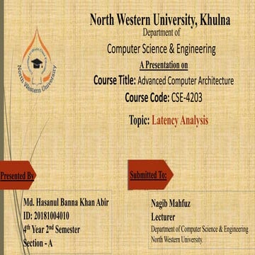 Latency Analysis Pptx