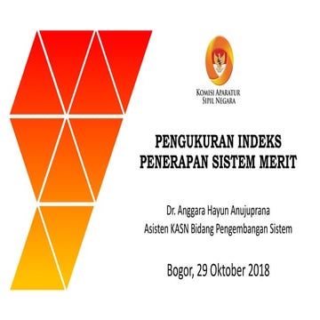 Pengukuran Indeks Penerapan Sistem Merit | PDF