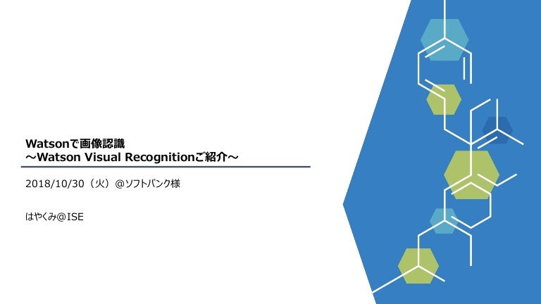 Watson Visual Recognitionご紹介