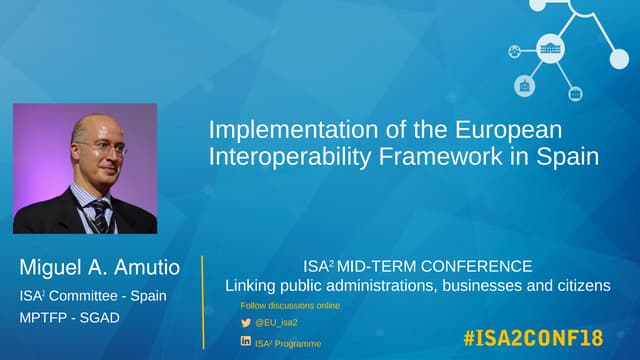 Implementation of the European Interoperability Framework in Spain | PPT Implementation of the European Interoperability Framework in Spain | PPT
