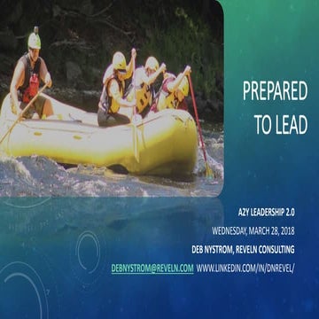 Prepared to Lead, Adaptive Leadership in an Ever Changing World | PPTX