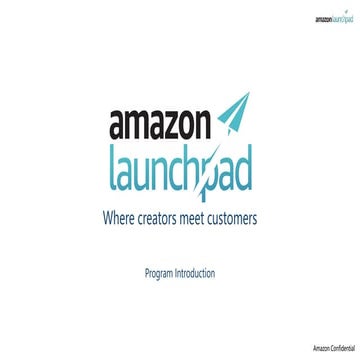 2018 amazon launchpad global pitch deck dec 5 2018 | PPT