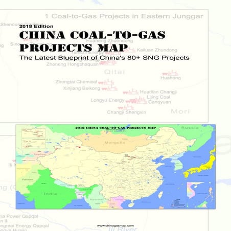 2018 China Coal-to-Gas Projects Map Brochure Cover | PDF