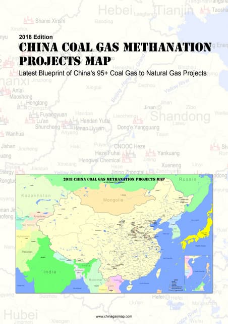 2018 China Coal-to-Gas Projects Map Brochure Cover | PDF