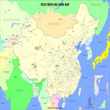 2018 China Oil Sand Map | PPT