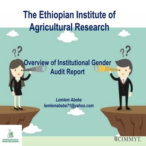 Overview of institutional gender audit report | PPT