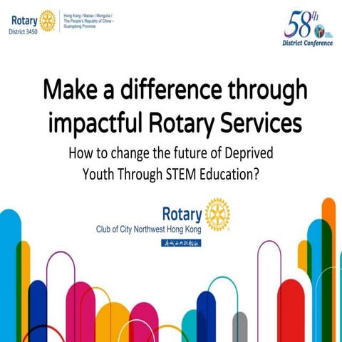 Make a difference through impactful Rotary Services- How to change the ...