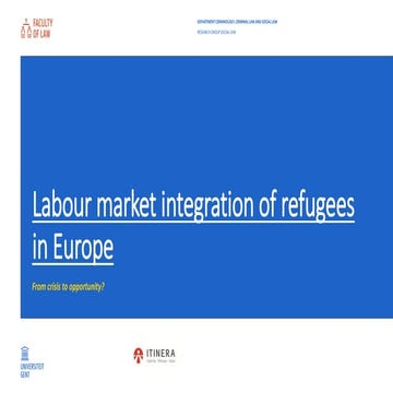 2018 labour market integration of refugees in europe | PDF