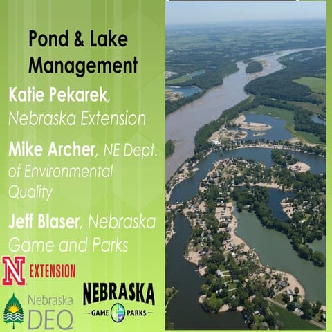 2018 Nebraska Pond and Lake Management Workshop | PPT