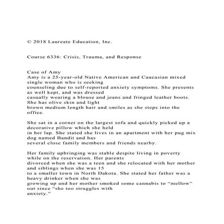 Assignment 3 Case Study Analysis IThe first step in understanding.docx