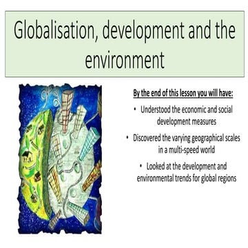 Globalisation, development and the environment | PPT