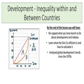 Development - inequality within and between countries | PPTX ...