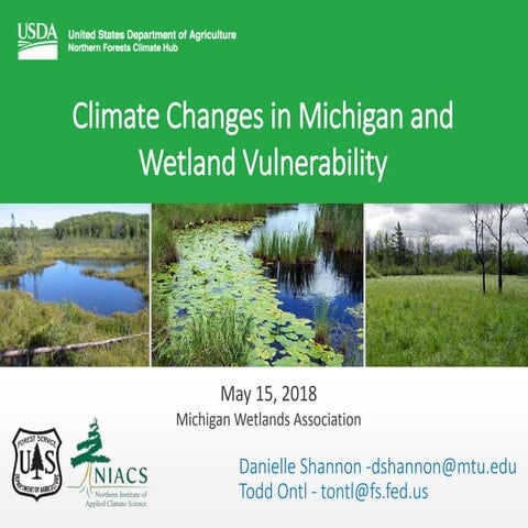 Wetlands & Climate change | PPTX