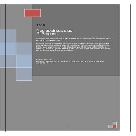 Nucleosintesisi 2018Natalia_Rprocess.pdf | Physics | Science