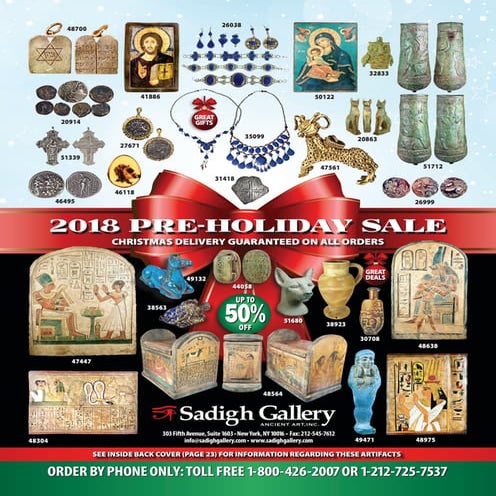 Sadigh Gallery Ancient Art Pre-Holiday Sale 2018 | PDF