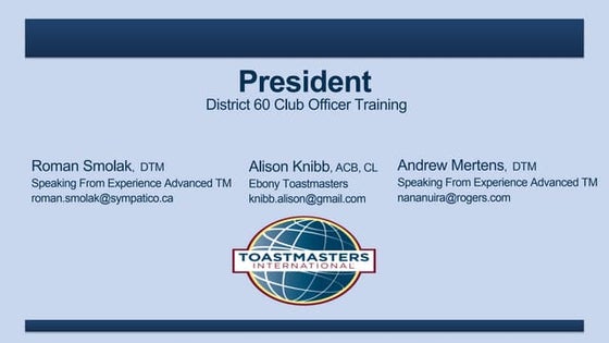 DCP president's letter 2015 | PDF