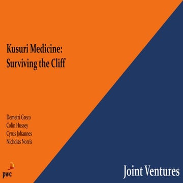 2018 PricewaterhouseCoopers Case Competition Winning Presentation | PPTX