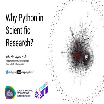Why Python in Scientific Research? | PDF