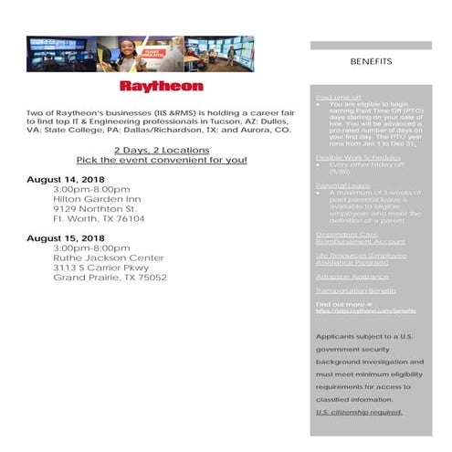 2019 Raytheon IIS Year End Accomplishments | PDF