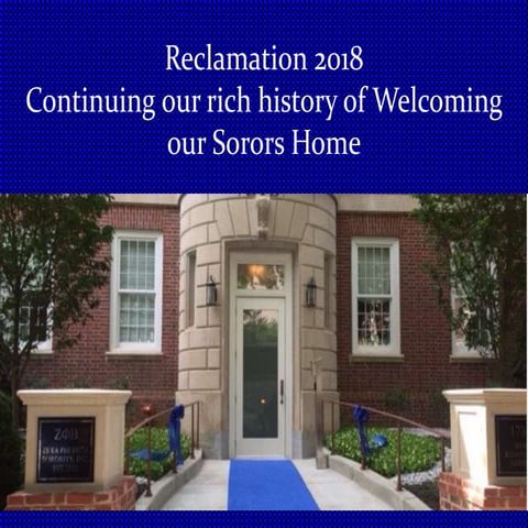 Reclamation 2018 | PPT