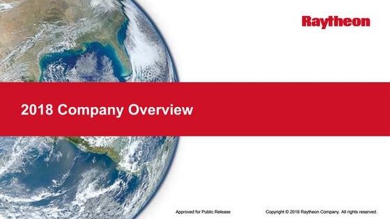 2018 Raytheon Background Information | PDF
