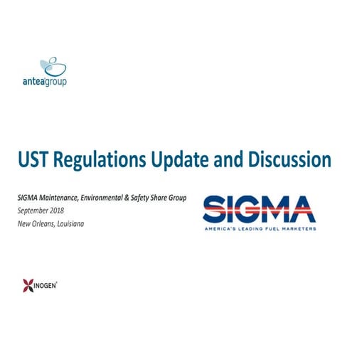 2018 UST Regulations Update: What You Need to Know | PDF