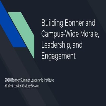 2018 sli student leader track | PPT