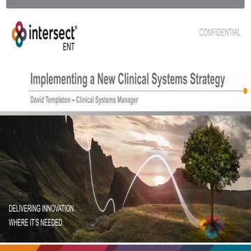 Implementing a New Clinical Systems Strategy | PDF