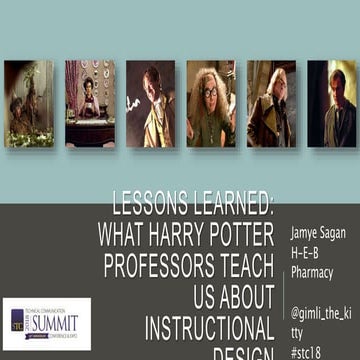 Lessons Learned: What Harry Potter Professors Teach Us About ...