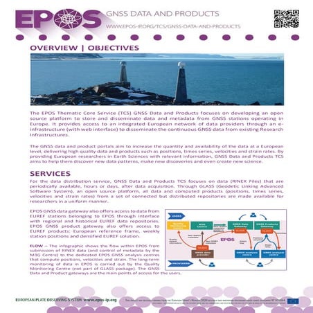 EPOS GNSS Data and Products TCS - What we do... | PDF