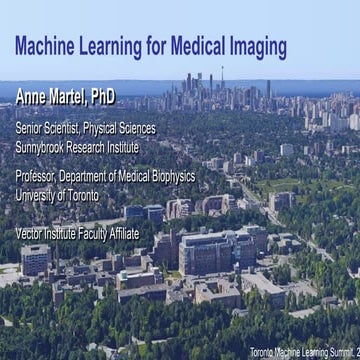 Machine Learning for Medical Imaging | PPTX