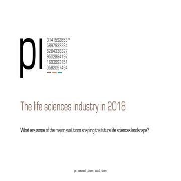 The life sciences industry in 2018 | PDF