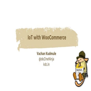IoT with WooCommerce | PPT