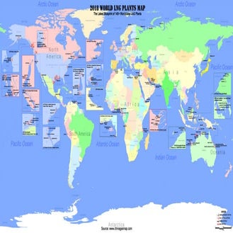 2018 World LNG Plants Map | PDF