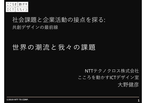 Ntt Technocross presentations