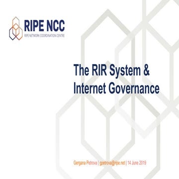 The RIR System & Internet Governance | PDF | Internet | Computing