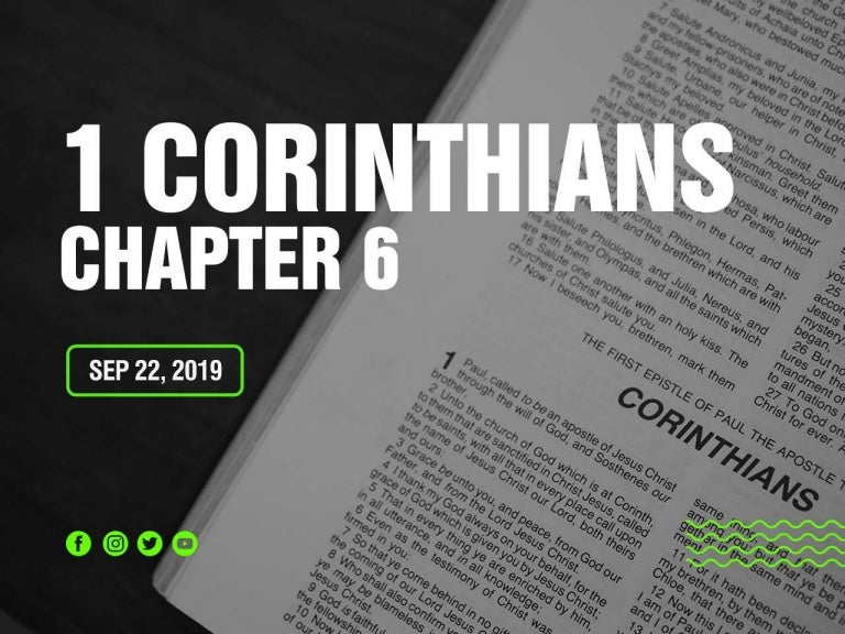 1 Corinthians : Chapter 6