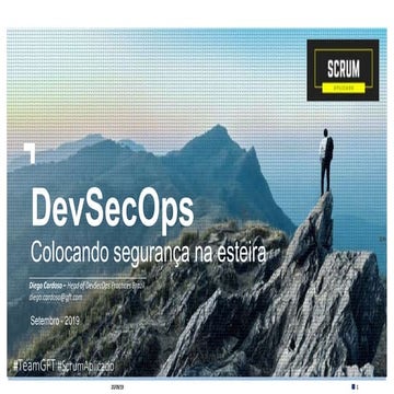 DevSecOps: Colocando segurança na esteira | PPTX