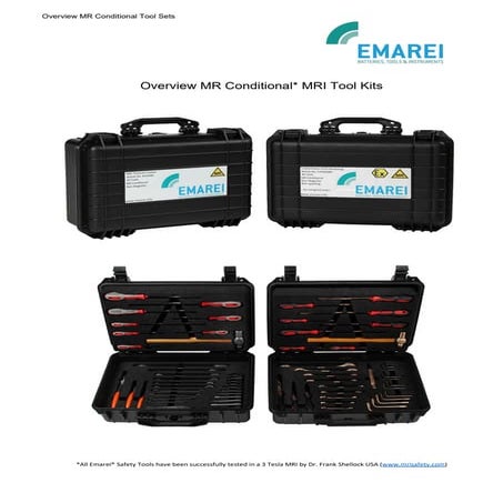 MRI Safety Tools - Emarei® Safety Tool Sets, Made in Germany, contact ...