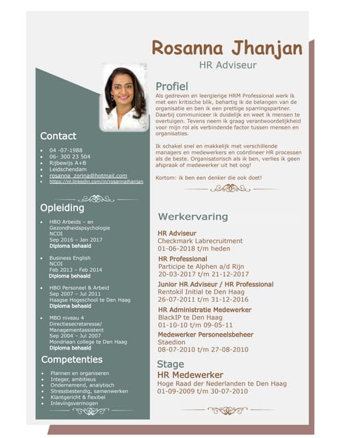 Kim van dijk - CV | PDF