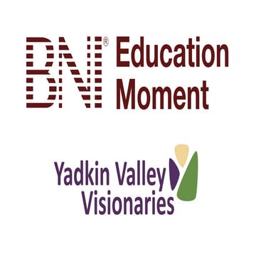 BNI Education Moment: 1 to 1 cup of tea | PPT
