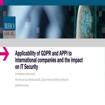[CB19] Applicability of GDPR and APPI to international companies and ...